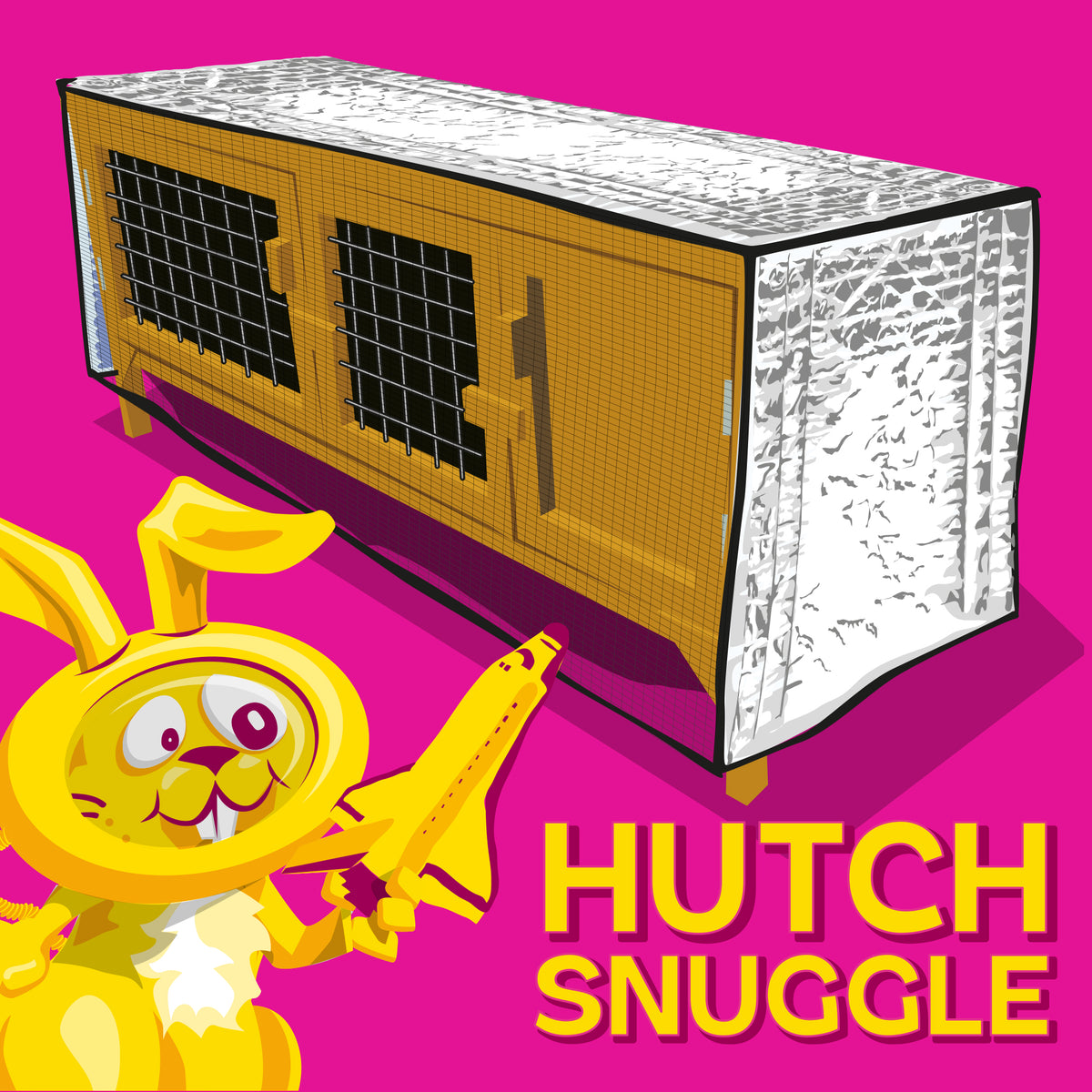 Hutch Snuggles with Bye Bye Fly Screen™ – Scratch and Newton